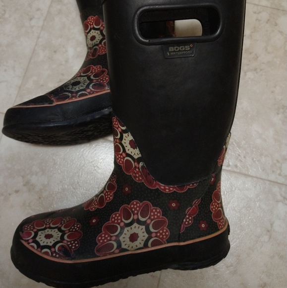 Bogs | Shoes | Bogs Girls Pink And Black Boots | Poshmark